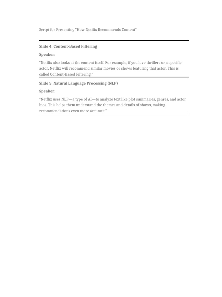 Netflix Content Recommendation Strategies | PDF