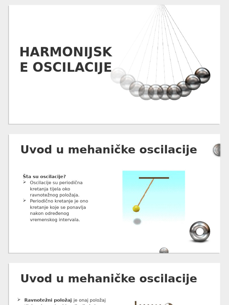 Oscilacije | PDF
