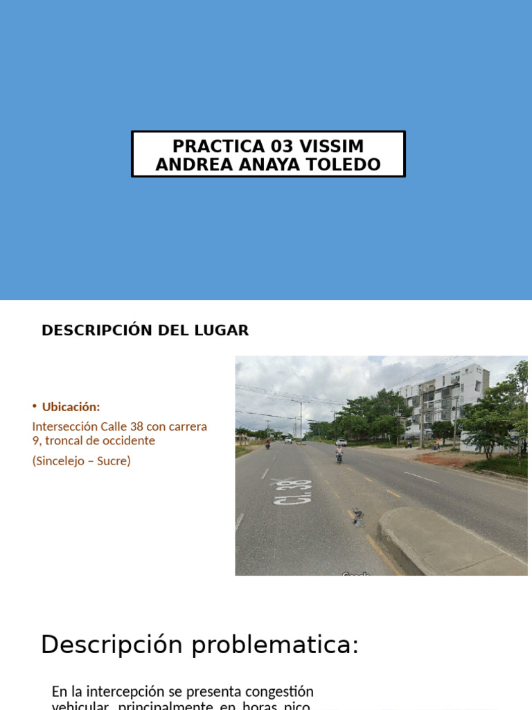 Congestión Vehicular en Sincelejo | PDF