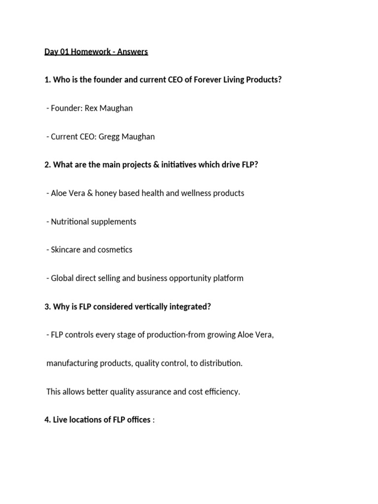 Day 01 Homework | PDF