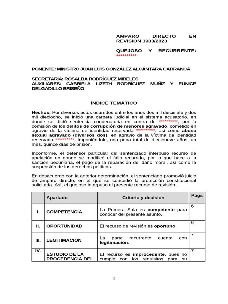 abuzo sexual infantil audiencia | PDF | Violación | Sentencia (ley)