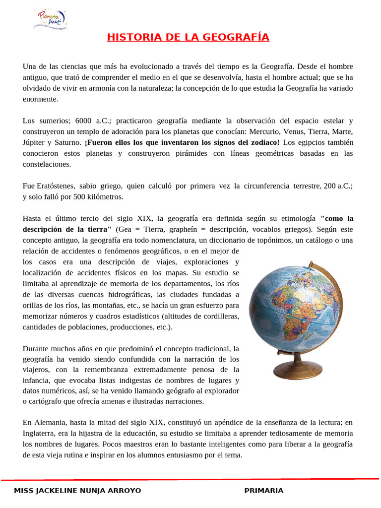 Lecturas 1 | PDF | Geografía | Tierra