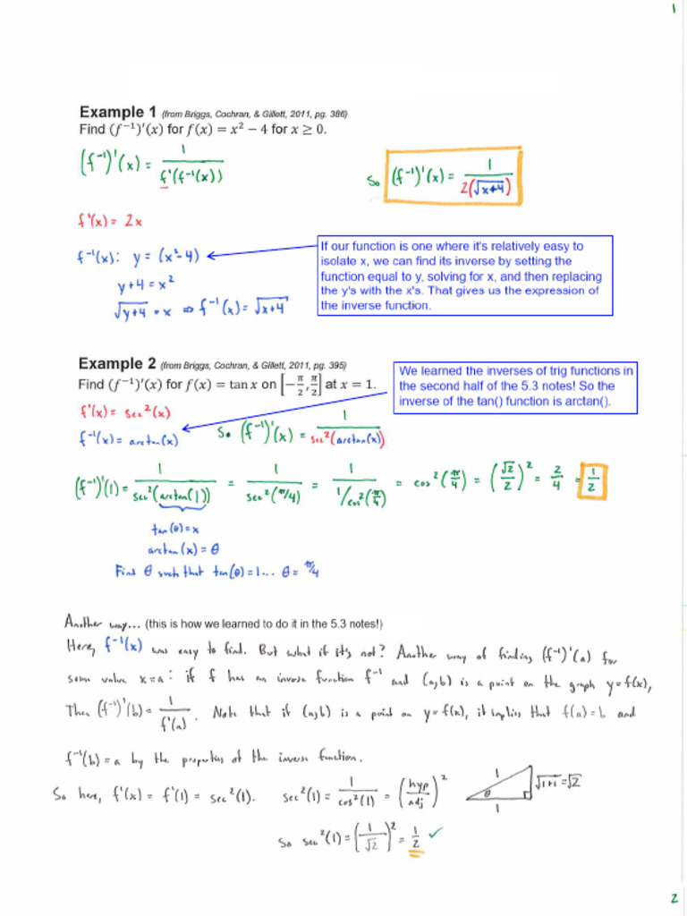 5.3 Additional Practice Problems SOLUTIONS | PDF