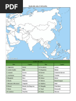 Mapa Del Continente Asiatico Con Nombres para Imprimir | PDF | Asia