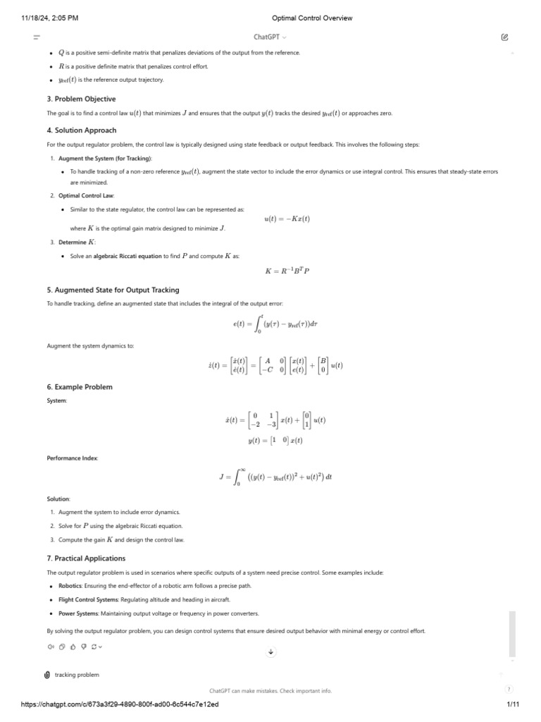 Optimal Control Overview | PDF | Optimal Control | Applied Mathematics
