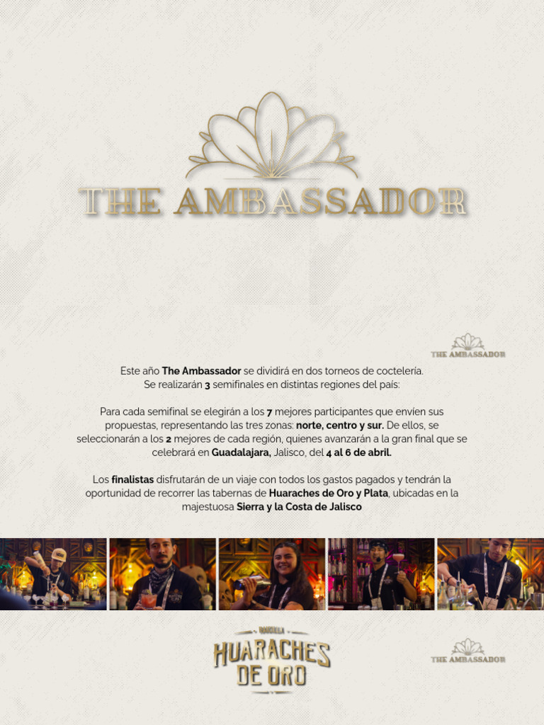 The Ambassador 2025 | PDF | Barman