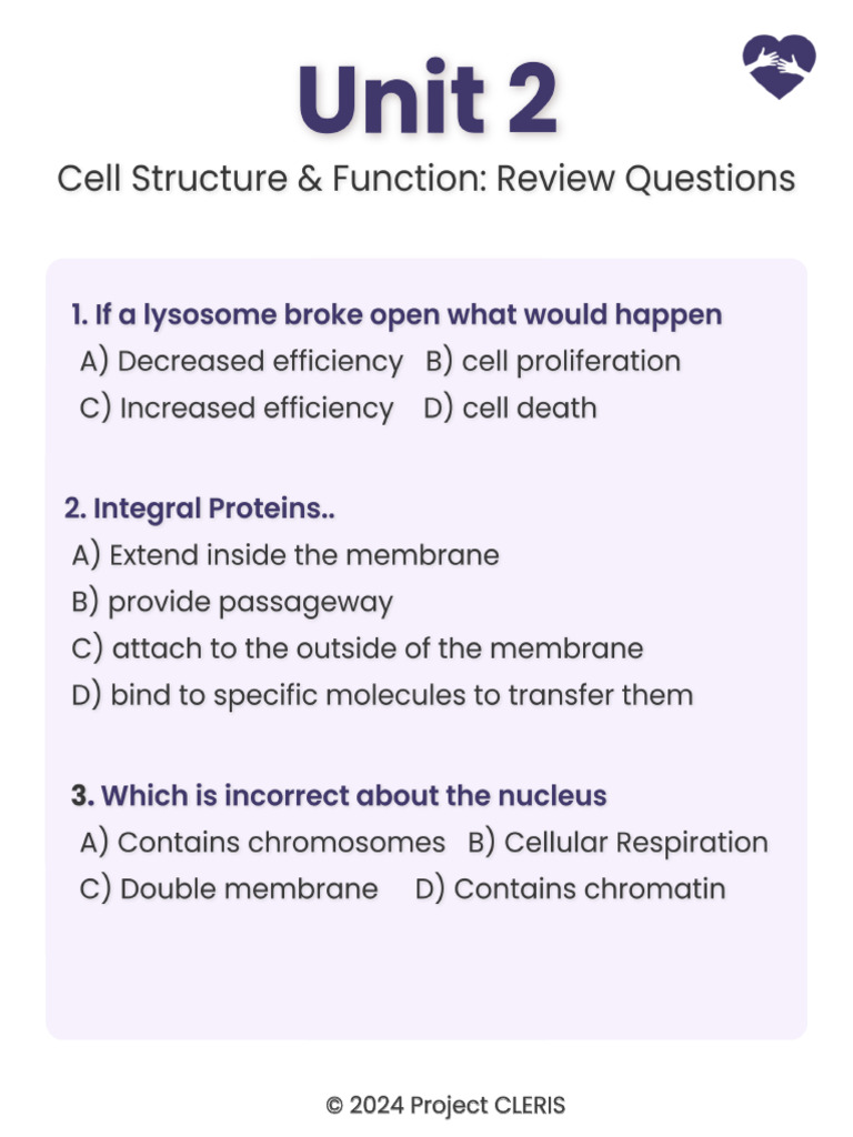 AP Biology Unit 1 Review Questions Chemistry of Life | PDF