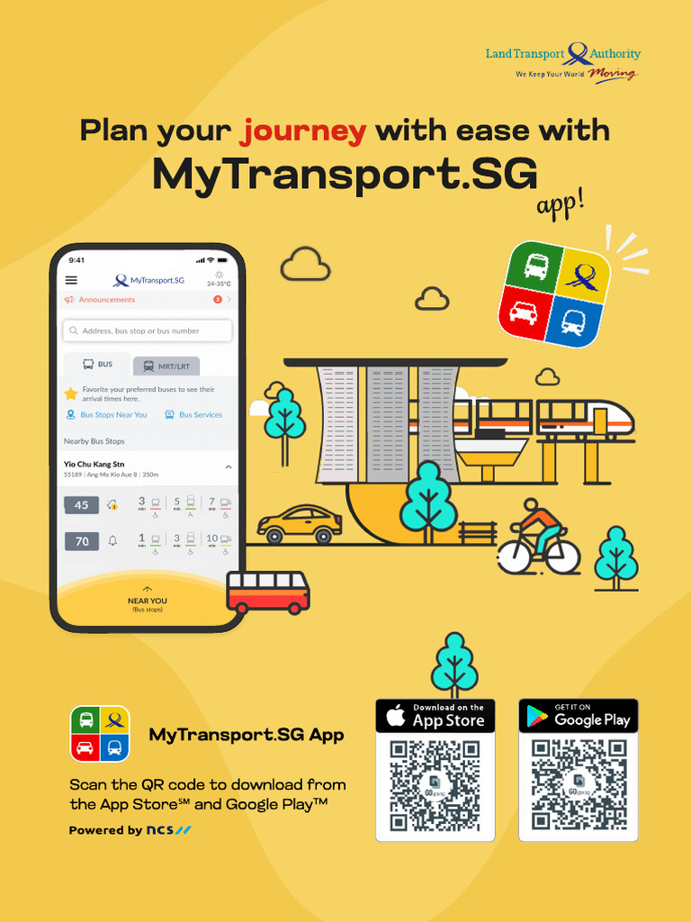 Plan Your Journey with MyTransport.SG | PDF