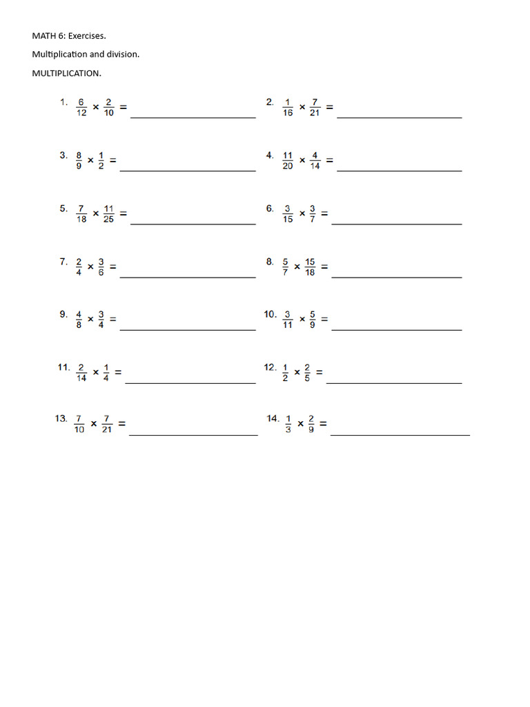 Math 6 Sa1 Review | PDF