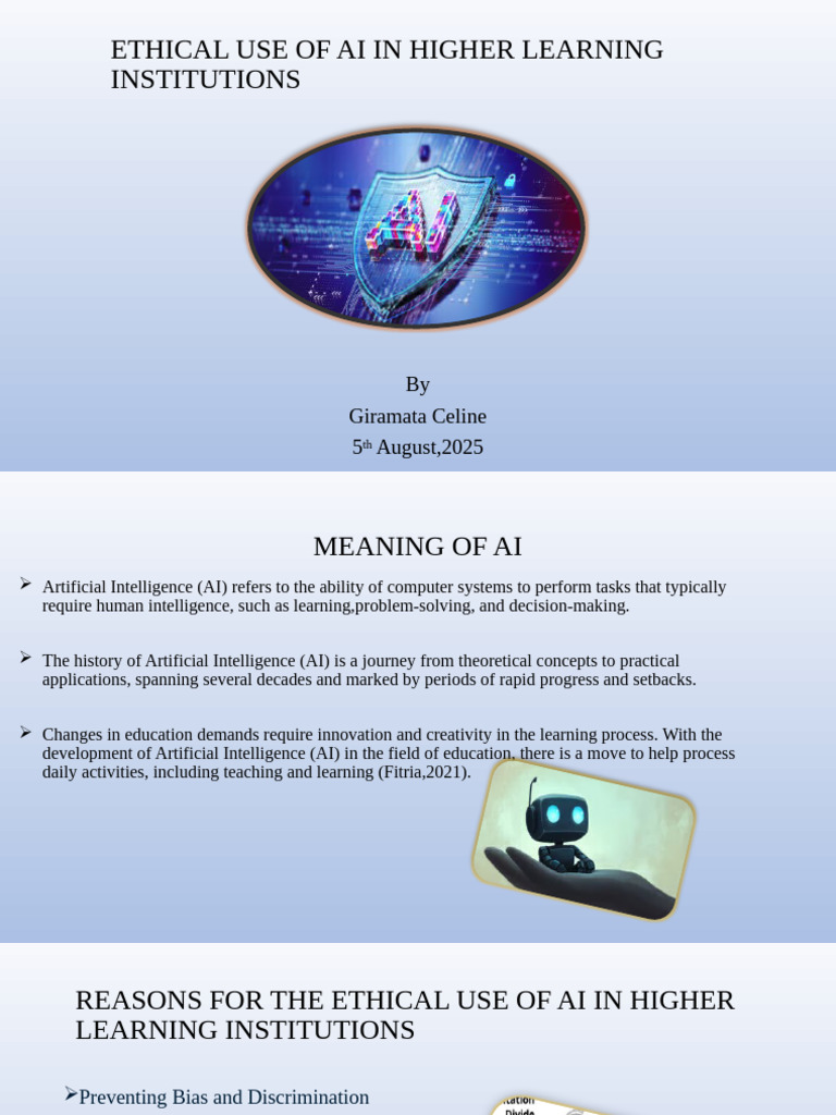 Giramata Celine.5.08.2025.ICT. TEC1202 Assessment 2-1 | PDF | Artificial Intelligence ...