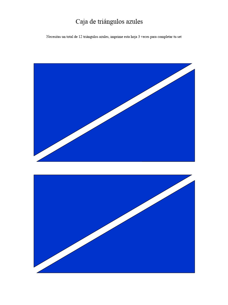 6 - Montessori Constructive Triangles - Blue Triangle Design Box | PDF