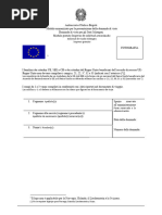 Italian Passport Form MOD 1 | PDF