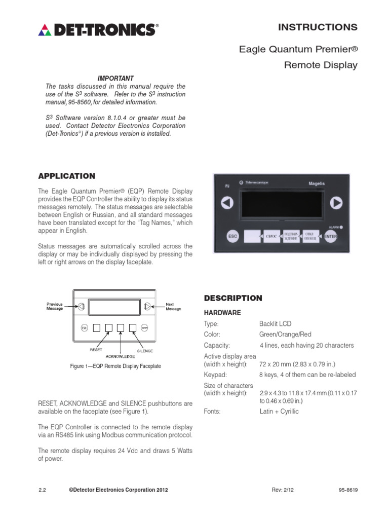 Eagle Quantum Premier Remote Display Guide | PDF | Computer File ...