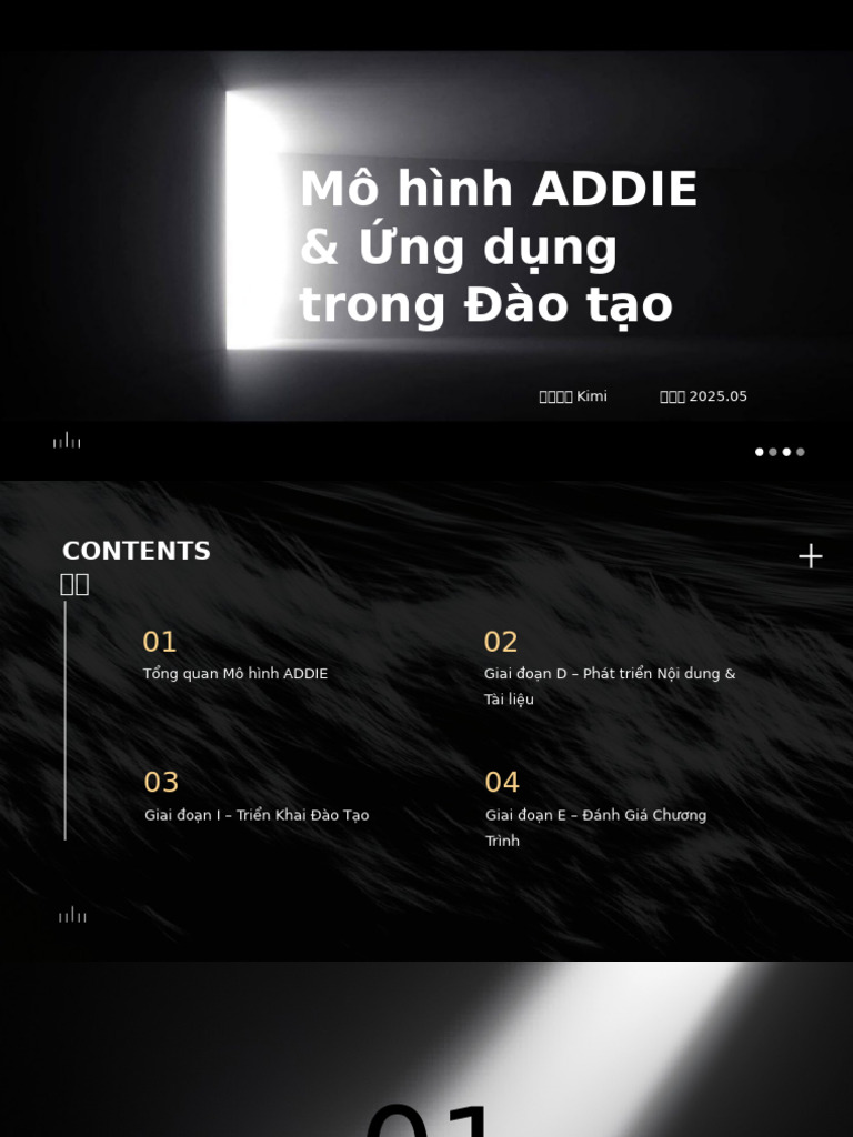 Mô Hình ADDIE & NG D NG Trong Đào T o | PDF