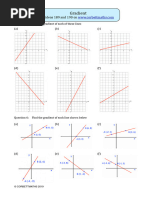CorbettMaths Gradient Worksheet | PDF