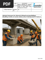 Method Statement For The Loading, Unloading and Shifting of Material ...