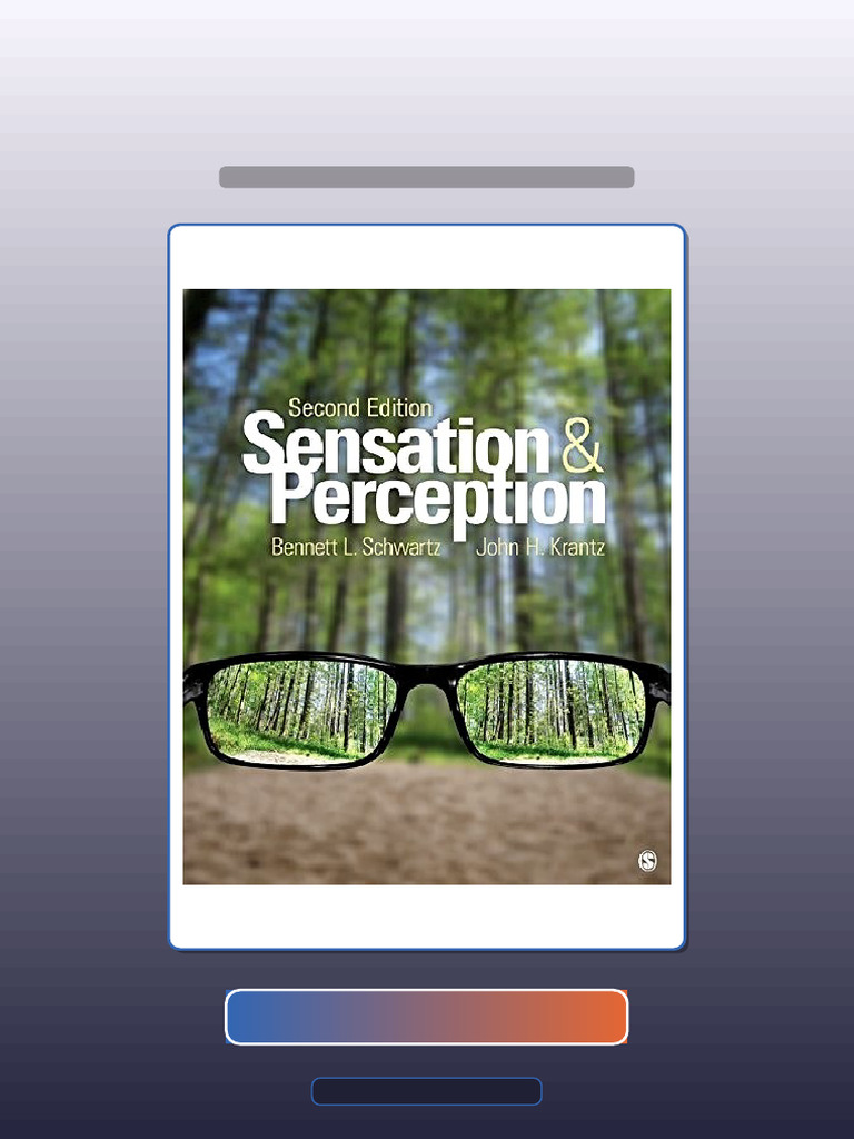 Sensation and Perception 2nd Edition by Bennett L Schwartz Ebook and ...