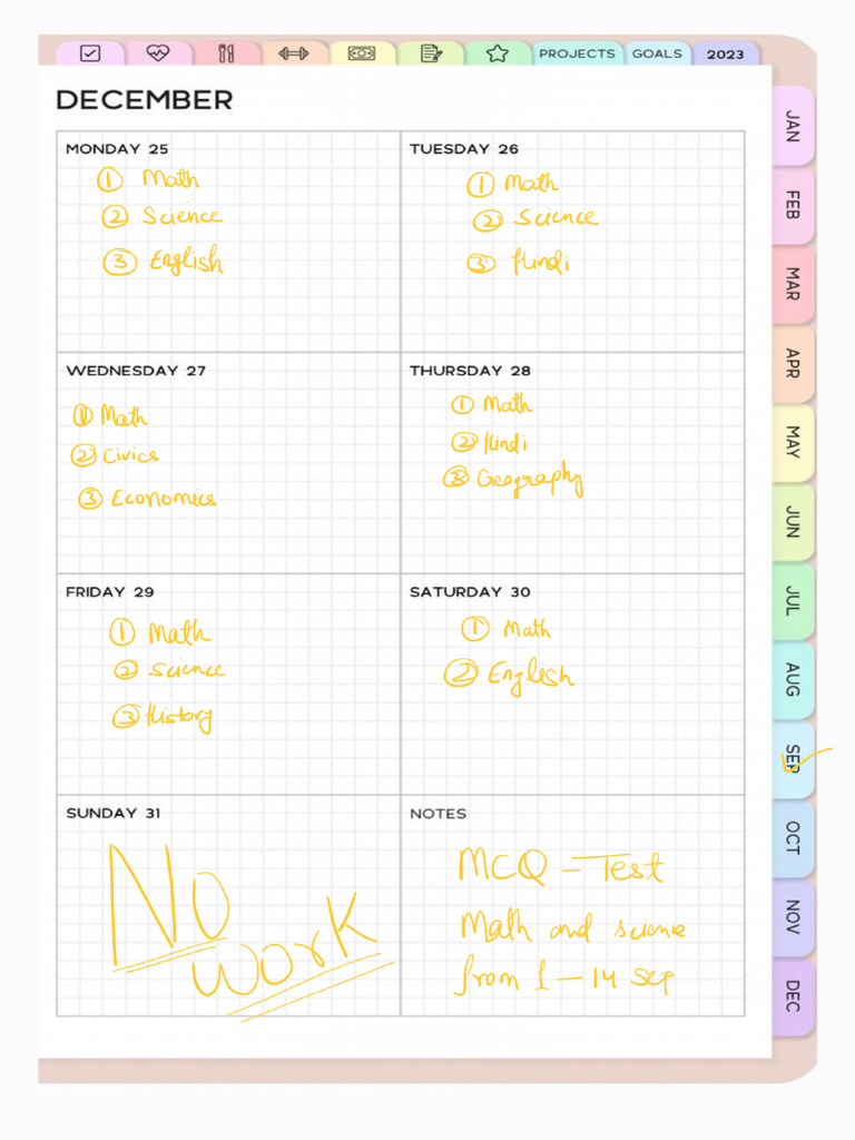 Time Table | PDF