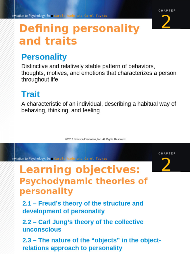 2 - Theories of Personality | PDF | Psychodynamics | Psychology