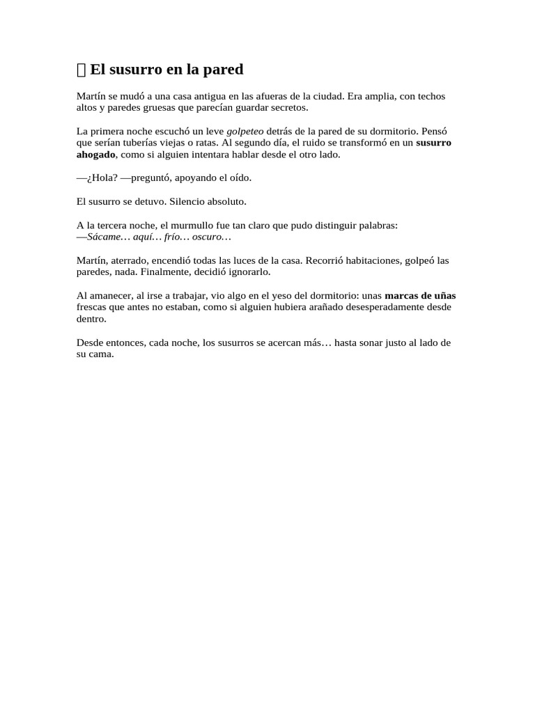 El Susurro Pdf
