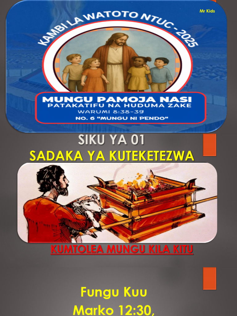 Huduma Kuu Watoto NTUC 2025 by MR Kds | PDF