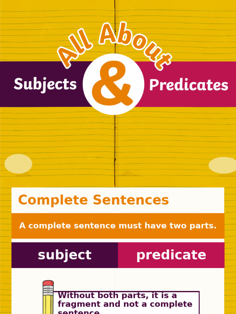 Understanding Subjects and Predicates | PDF | Syntax | Interpretation ...
