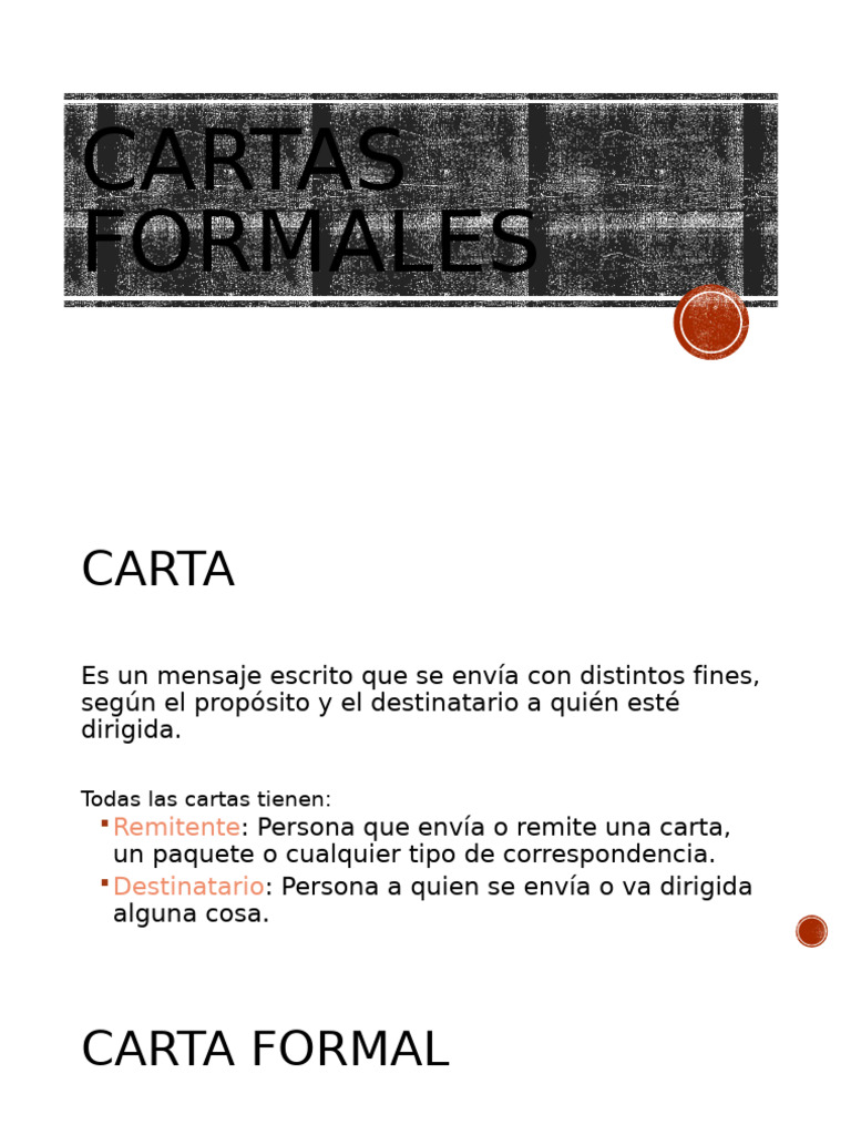 Guía de Cartas Formales | PDF