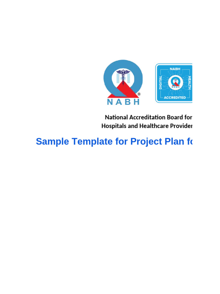 NABH Sample Project Plan for HIS EMR Implementation 1 | PDF | Software ...
