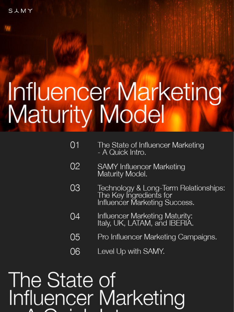 Influencer Marketing Maturity Model Guide | PDF | Brand | Marketing