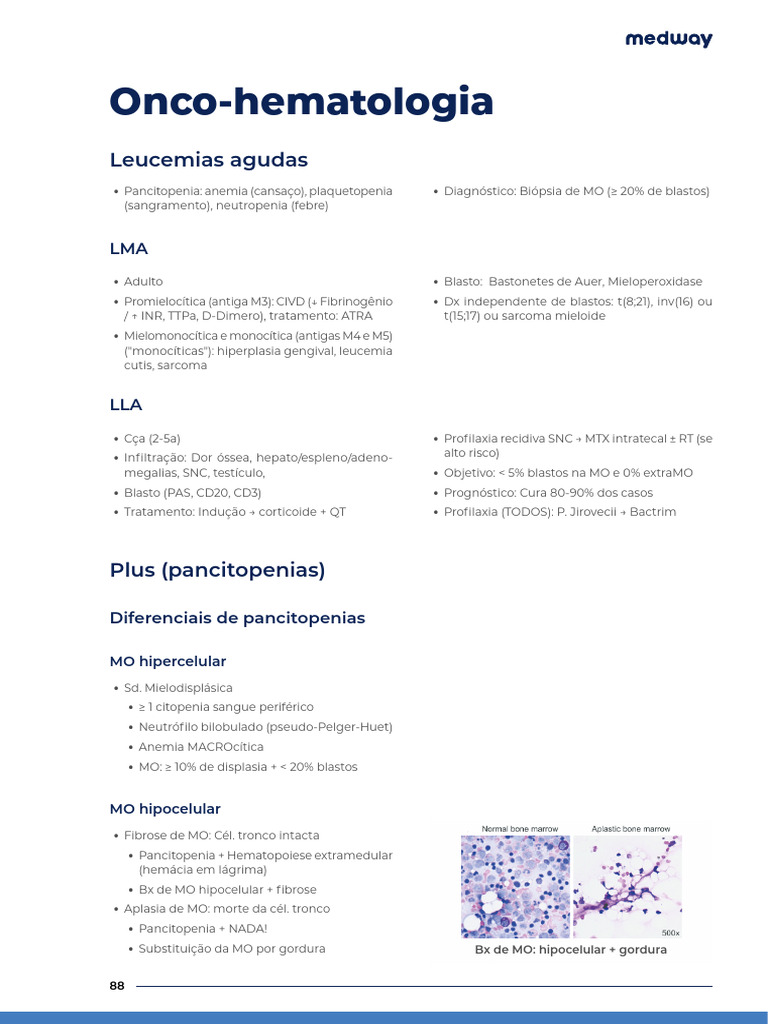 Apostila CMV2 Onco-hematologia | PDF | Leucemia | Especialidades médicas