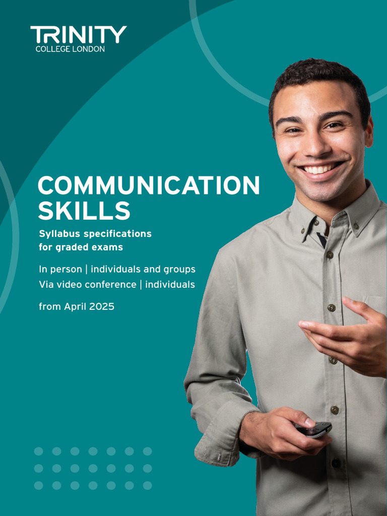 Trinity Communication Skills Syllabus | PDF | Nonverbal Communication ...