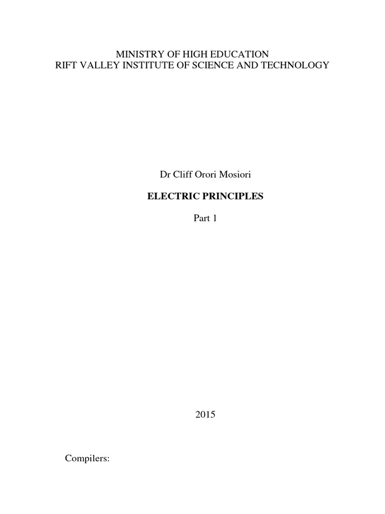 Electric Principles | PDF | Electric Charge | Magnetic Field