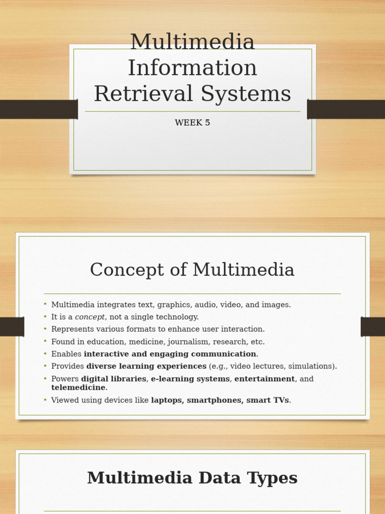 Multimedia Information Retrieval Systems | PDF | Multimedia | Databases