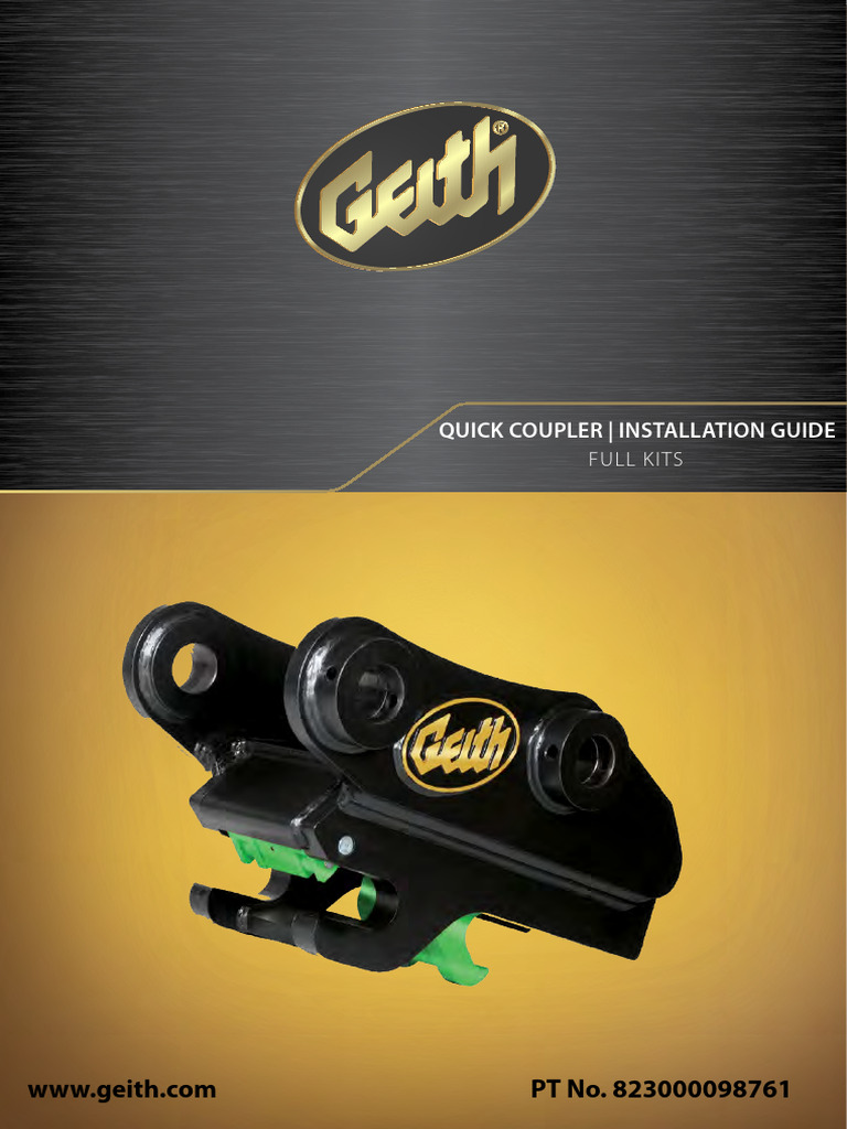 Geith Full Hydraulic Kit Installation Manual | PDF | Valve | Pump