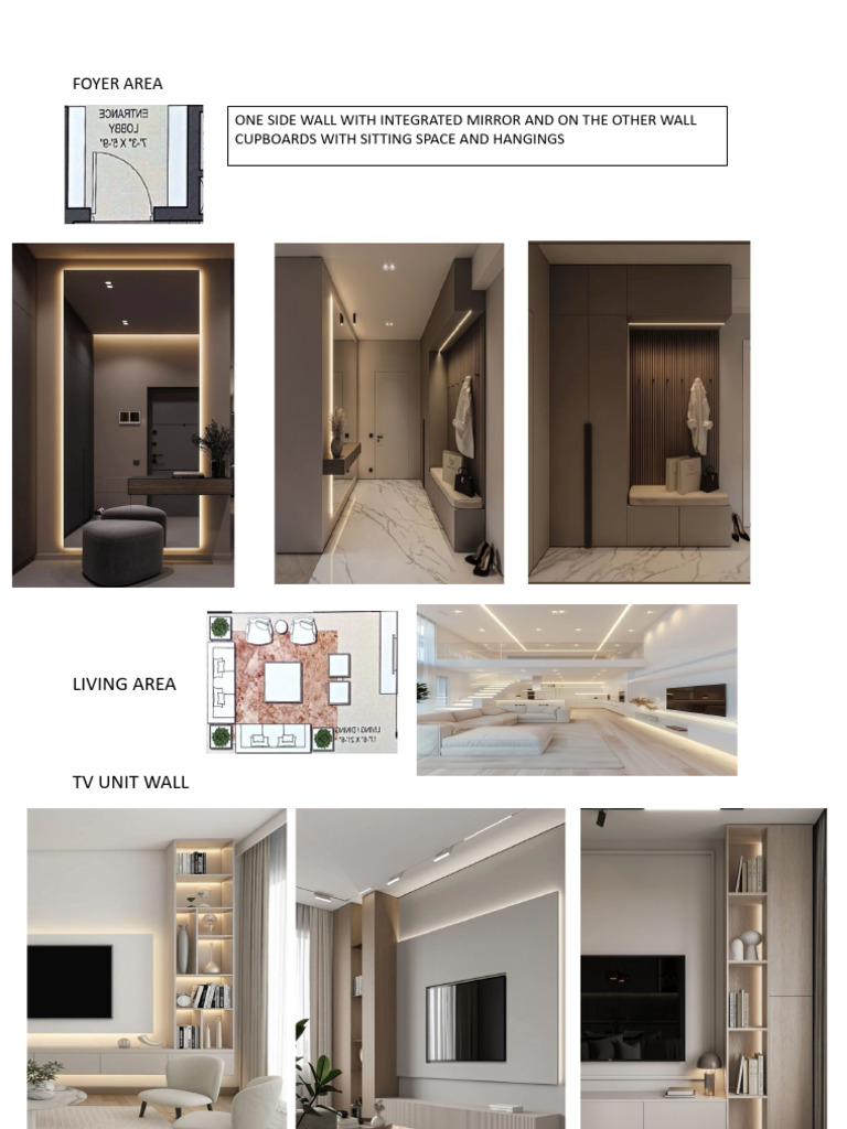 Modern Home Interior Design Layout | PDF