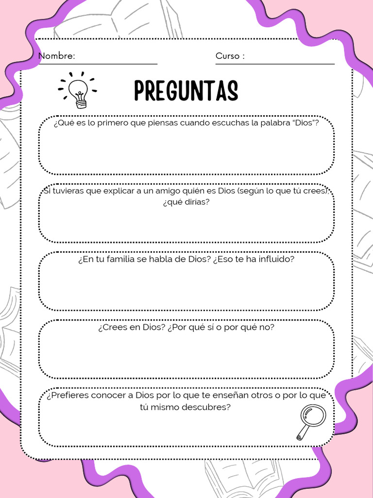 Greyscale Playful Doodle Open-Ended Reading Response Questions ...