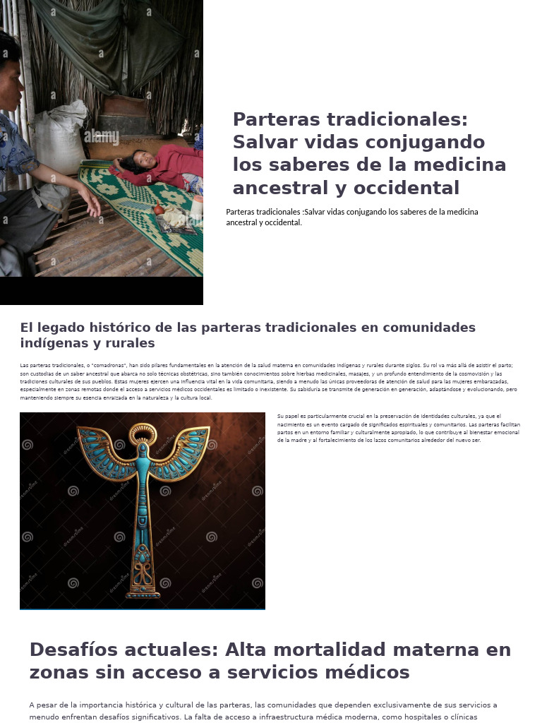 Parteras Tradicionales Salvar Vidas Conjugando Los Saberes de La ...
