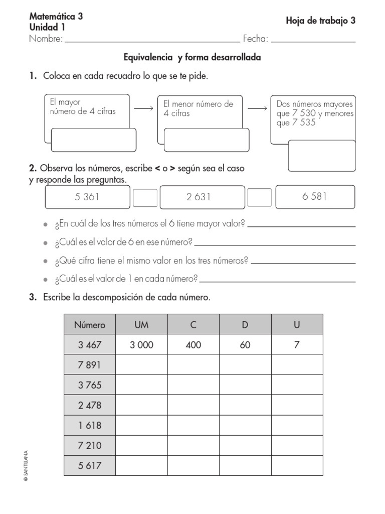 equivalencia y forma desarrollada | PDF