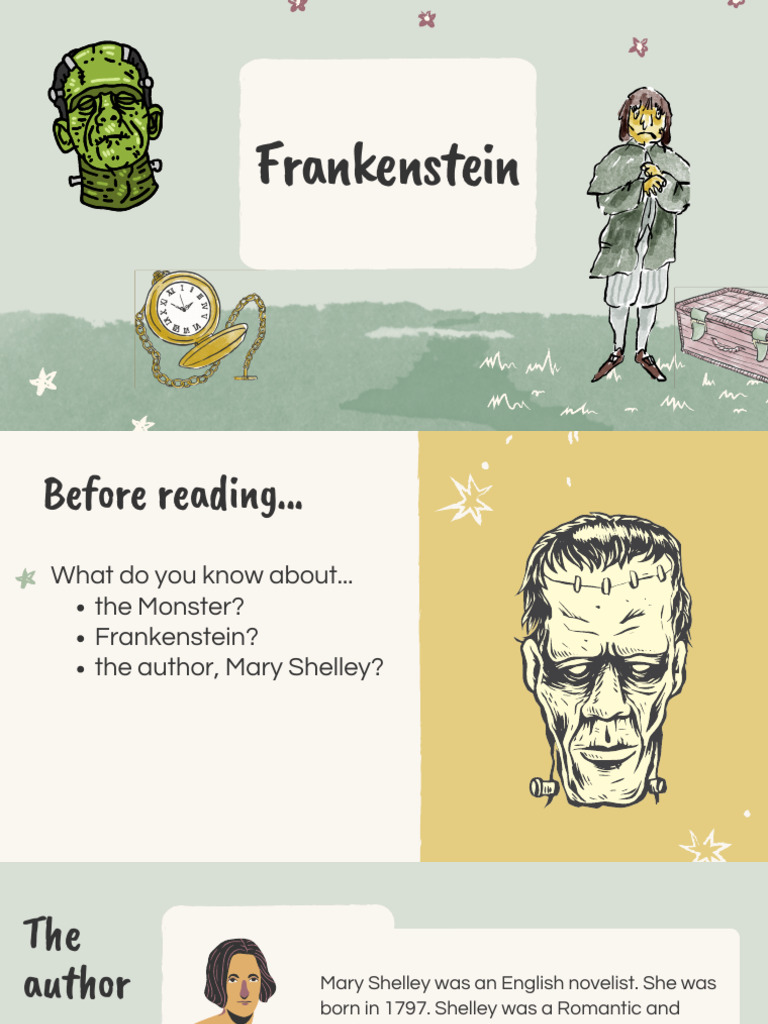 CLASS DISCUSSION - Frankenstein | PDF | Frankenstein