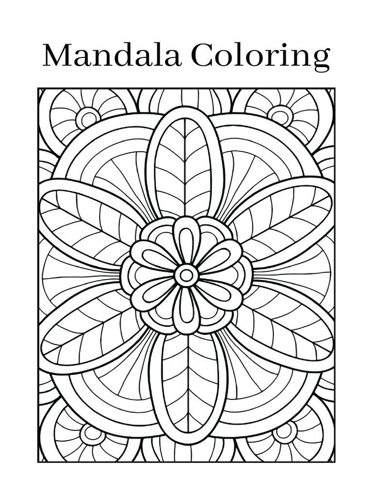 Mandala Coloring Worksheet Set 20250320 211449 0000 | PDF