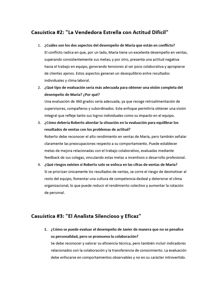 Casu Ís Tica | PDF | Gestión de recursos humanos
