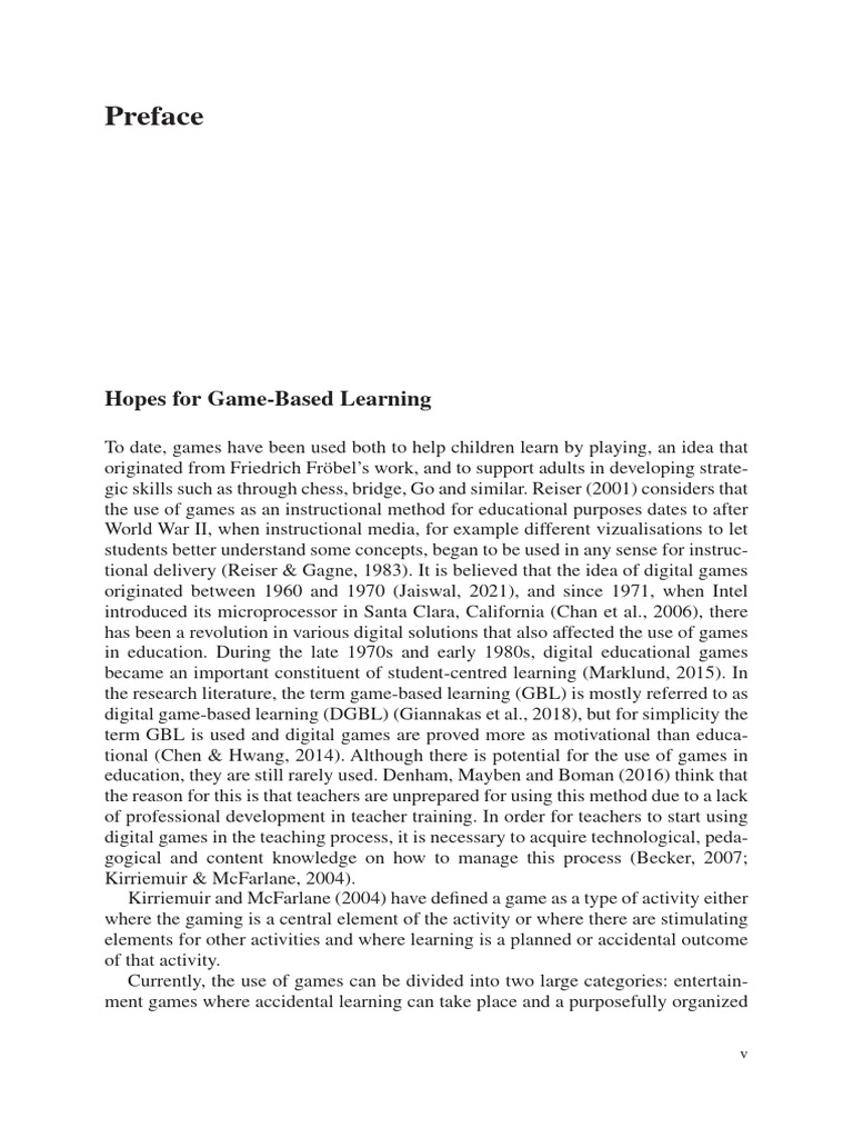 Game-Based Learning Insights and Strategies | PDF | Knowledge | Learning
