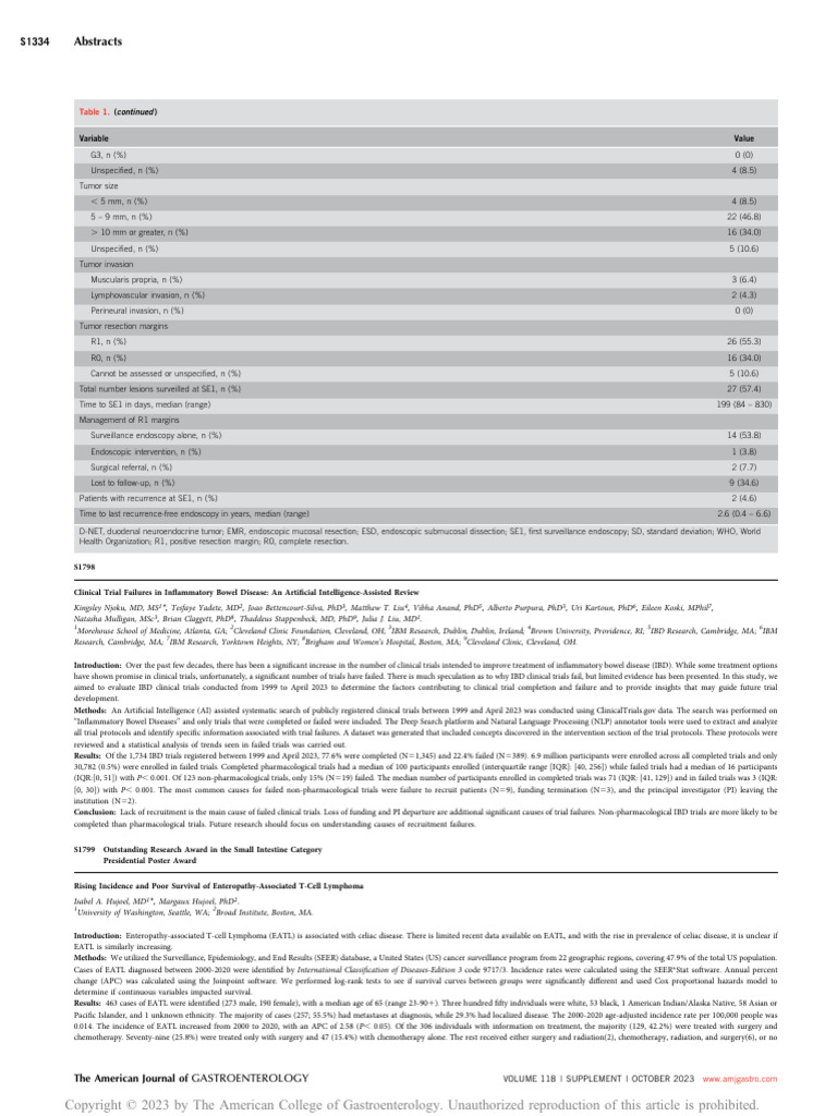 IBD Clinical Trials: Causes of Failure | PDF | Cancer | Medical Specialties