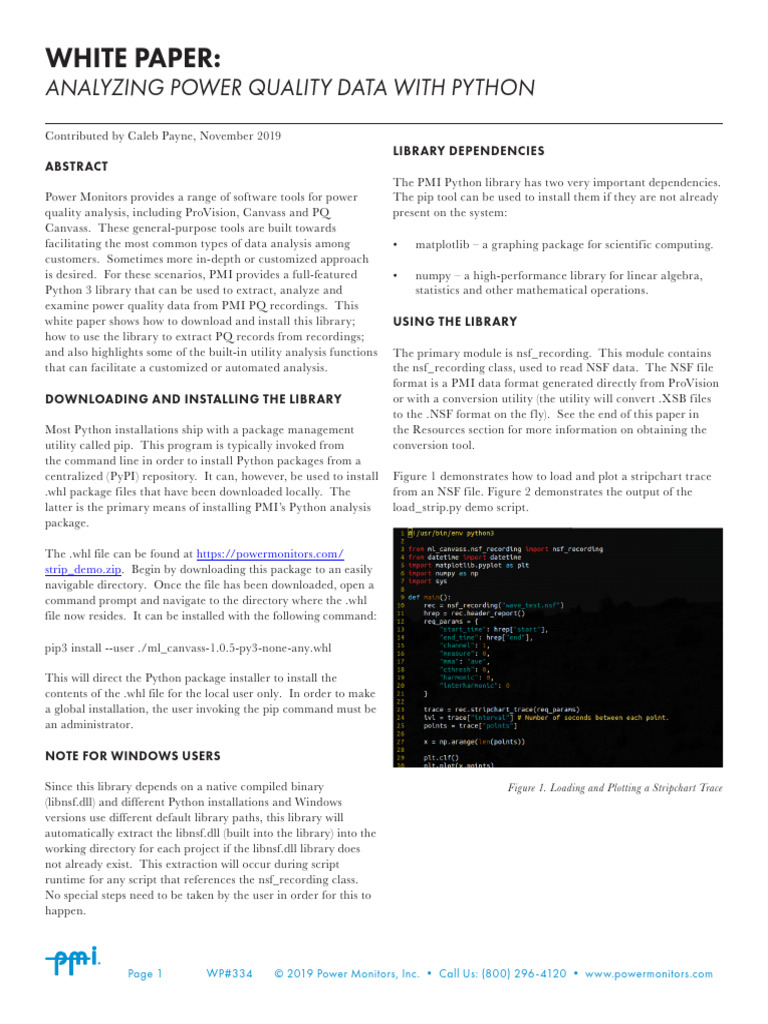 Power Quality Analysis with Python | PDF | Library (Computing) | Python ...