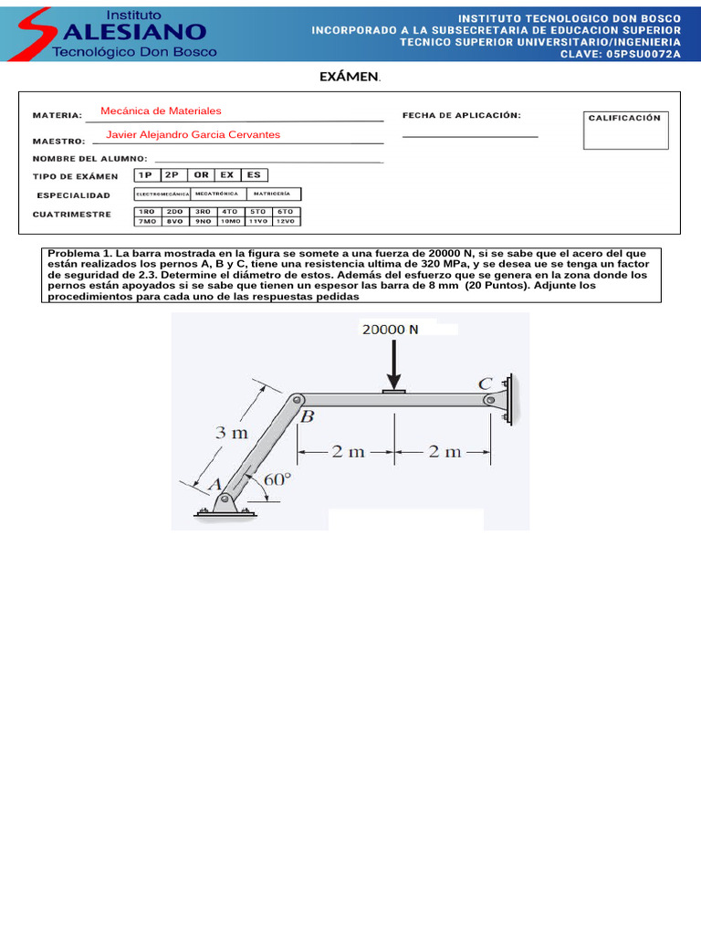 Especial Mecanica de Materiales Meca | PDF
