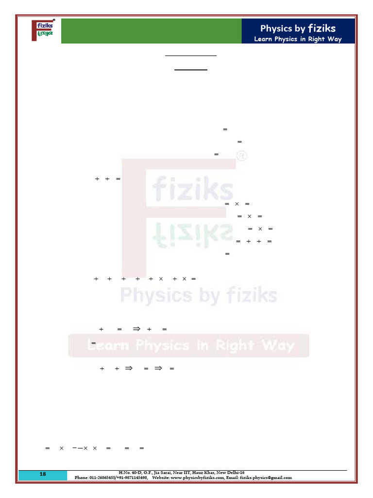 CSIR NET JRF Physics Test Solutions 2024 | PDF | Area | Perturbation ...