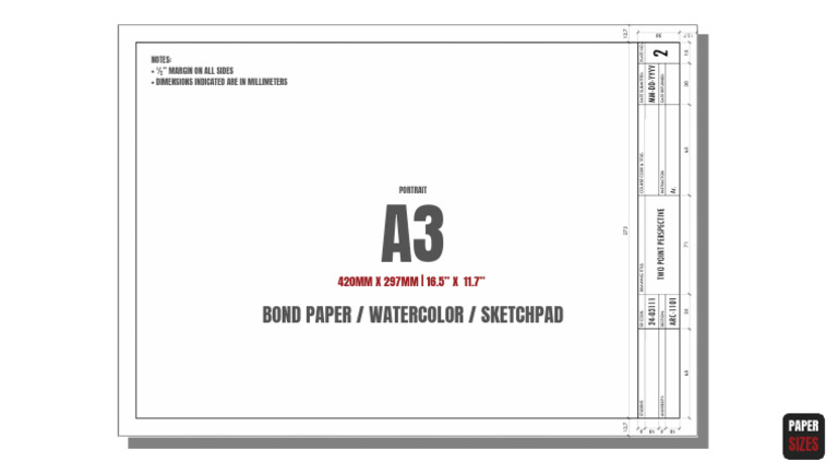 Activity 1 Title Block A3 1 | PDF