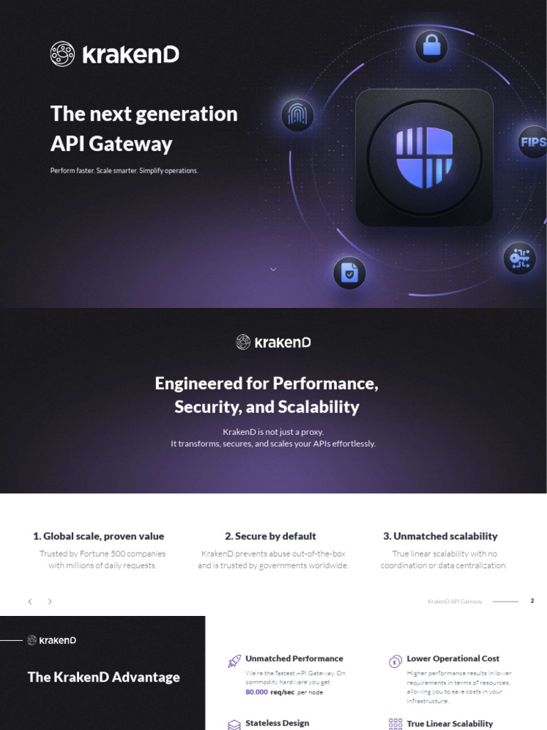 KrakenD - The Next-Generation API Gateway | PDF | Scalability | Information Technology Management