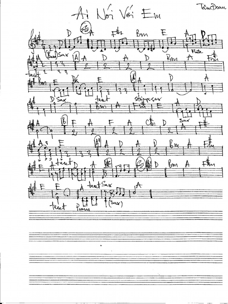 Ai Noi Voi em - Tam Doan | PDF