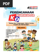 Program Kokurikuler Lintas Mapel SD Kelas 4 | PDF